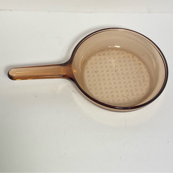 Pyrex | Kitchen | Vintage Pyrex Vision Corningware Glass Amber Waffle ...